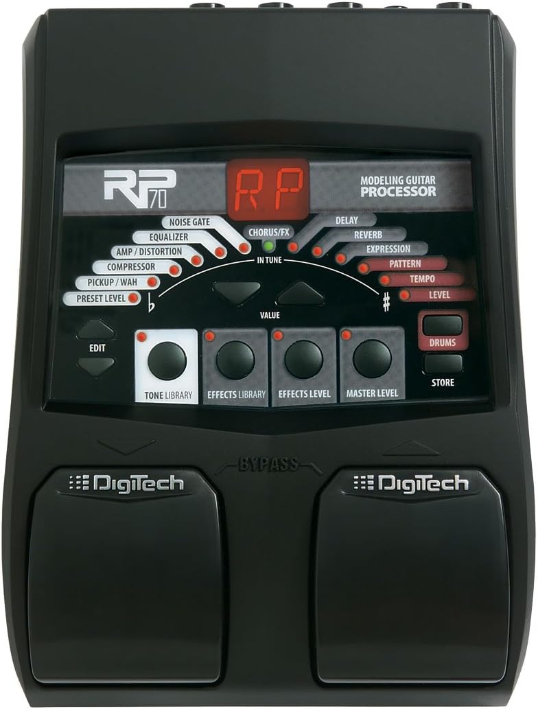 Amazon.com: DigiTech RP70 Guitar Multi-Effects Processor : Musical ...