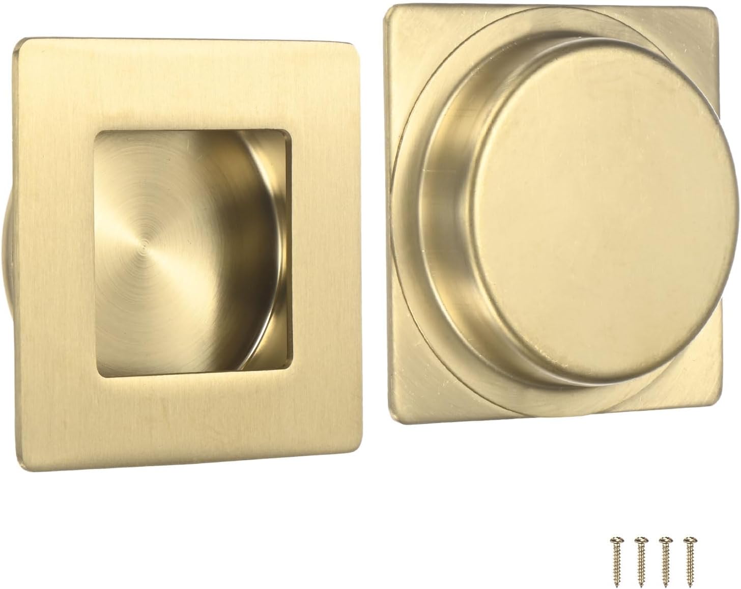 M METERXITY 2-Pack Recessed Finger Pulls, 2.75 Inch 304 Stainless Steel ...