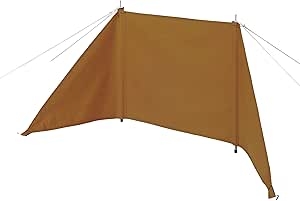 Amazon | キャプテンスタッグ(CAPTAIN STAG) 陣幕 焚火陣幕 風防 焚き火リフレクター 焚火ウインドスクリーン 170 難燃生地 収納バッグ付き ブラウンダック FIRE ...