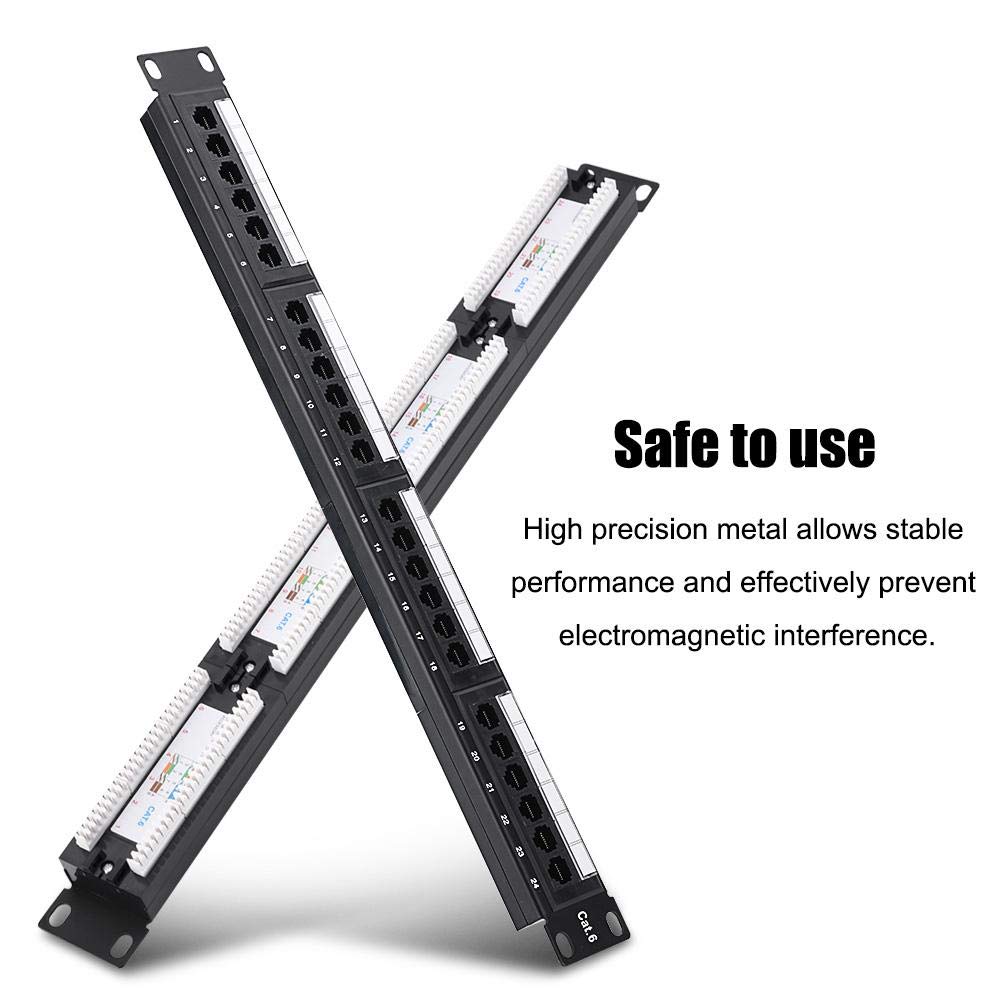 Data Patch Panel, Adapter 24 Port Patch Panel Backward Wall Mounted ...