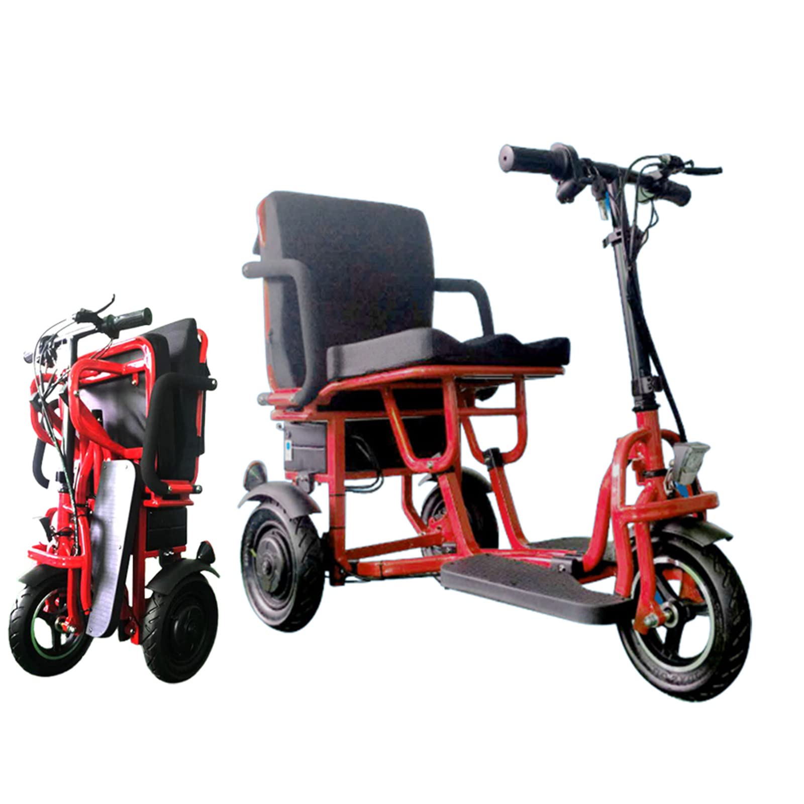 Folding Mobility Scooters 3 Wheel Power Mobile Wheelchairs Up To ...