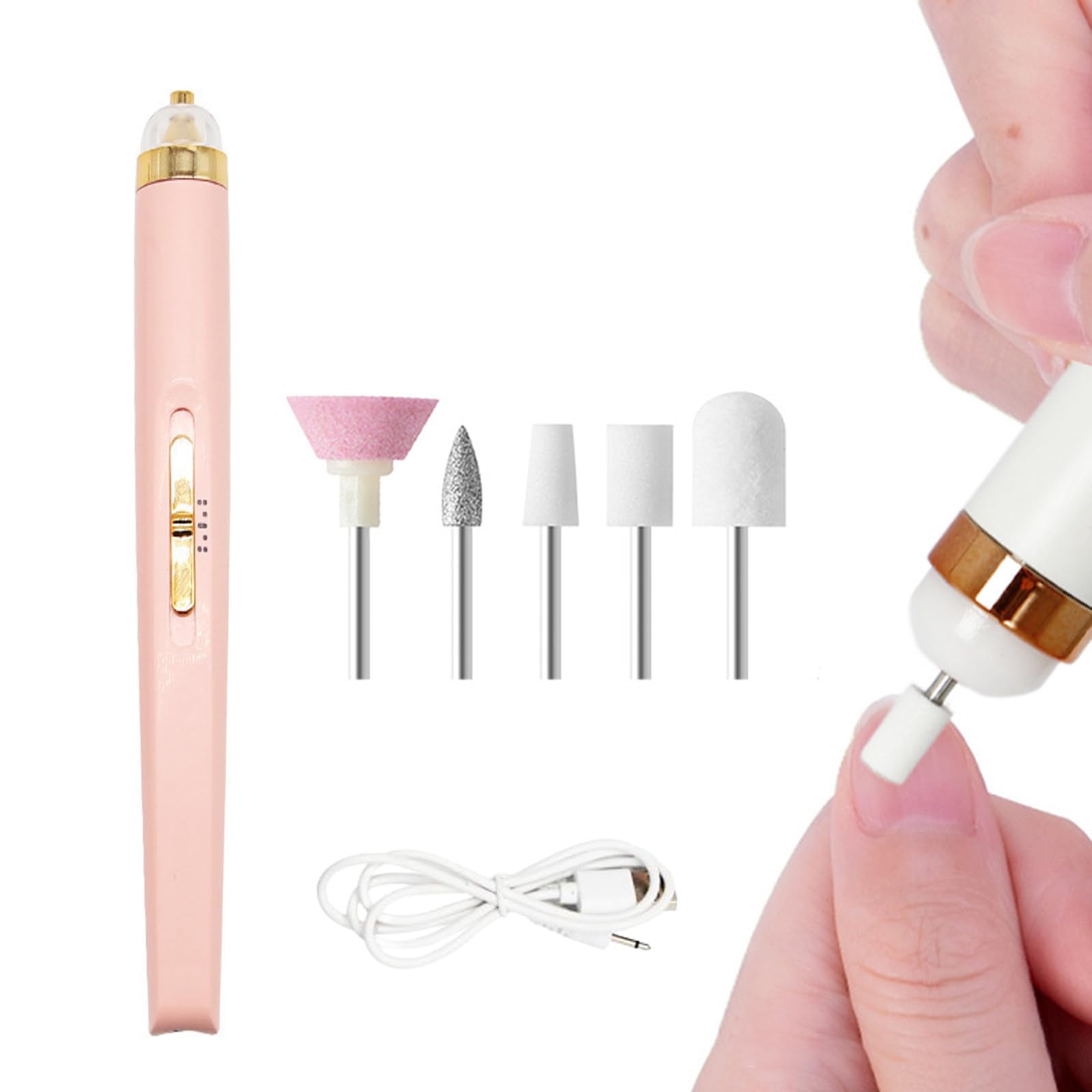 Snapklik.com : ThreeH Rechargeable Electric File Cordless 5W Electric ...