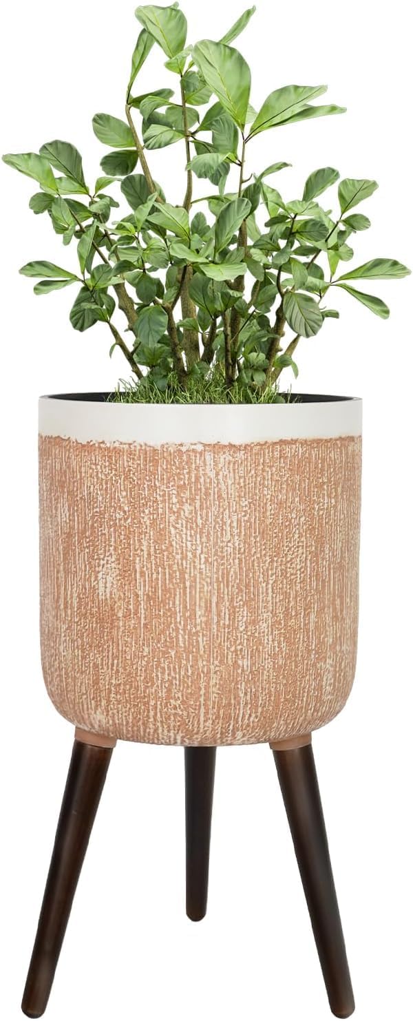Amazon.com : Melrose International Wood Planter with Stand 12"H : Patio ...