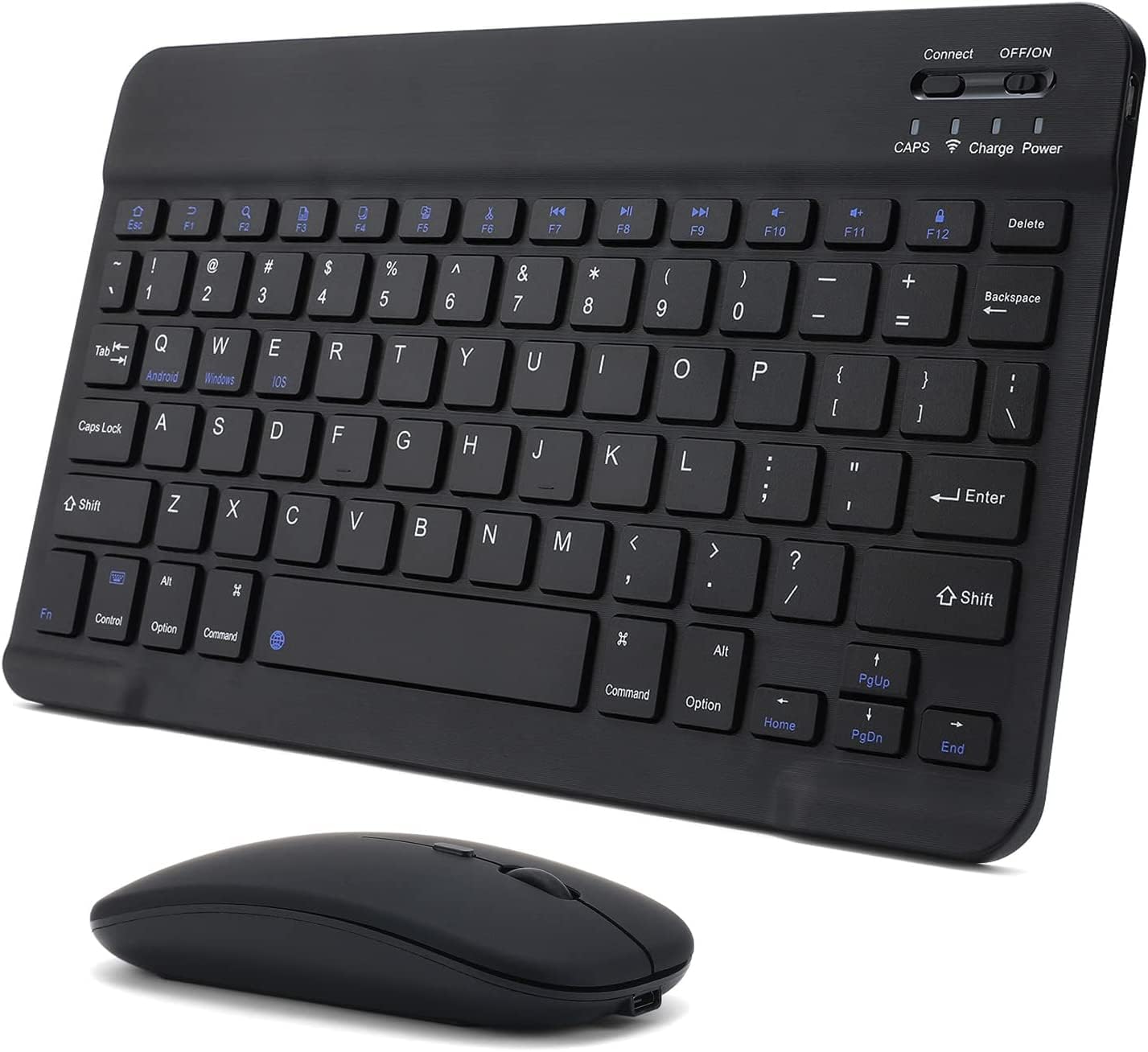 Wireless Keyboard and Mouse Set, 2.4G Portable Small Thin Wireless ...