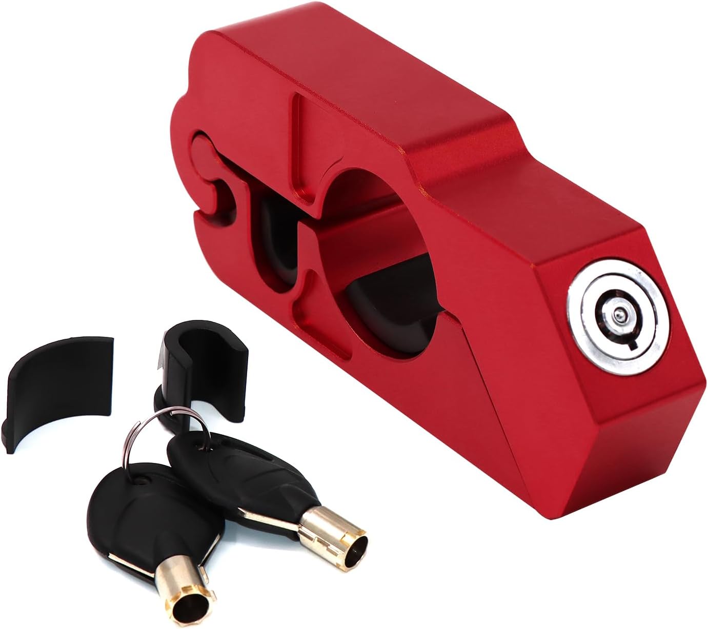 Amazon.com: CHIFUN Universal Motorcycle Handlebar Lock CNC Aluminum ...