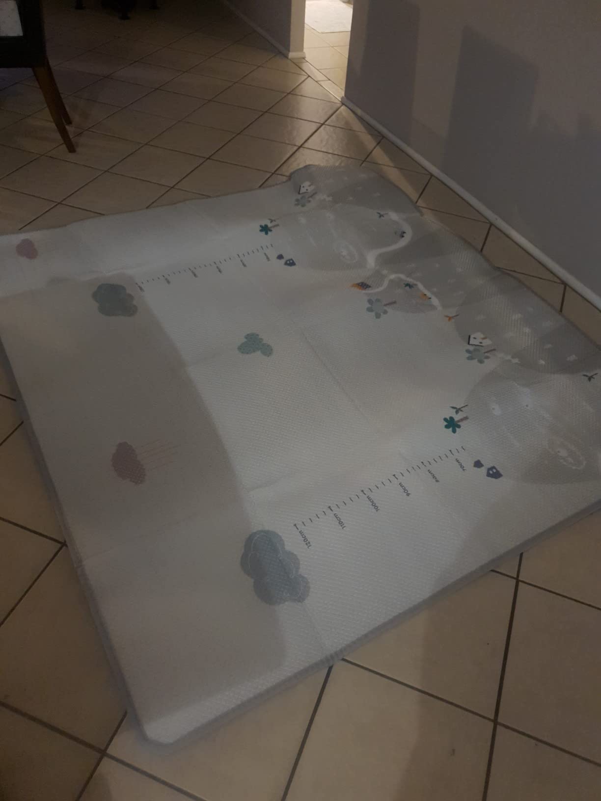 Large Tummy Time Folding Reversible Baby Mats for Playing or Crawling ...