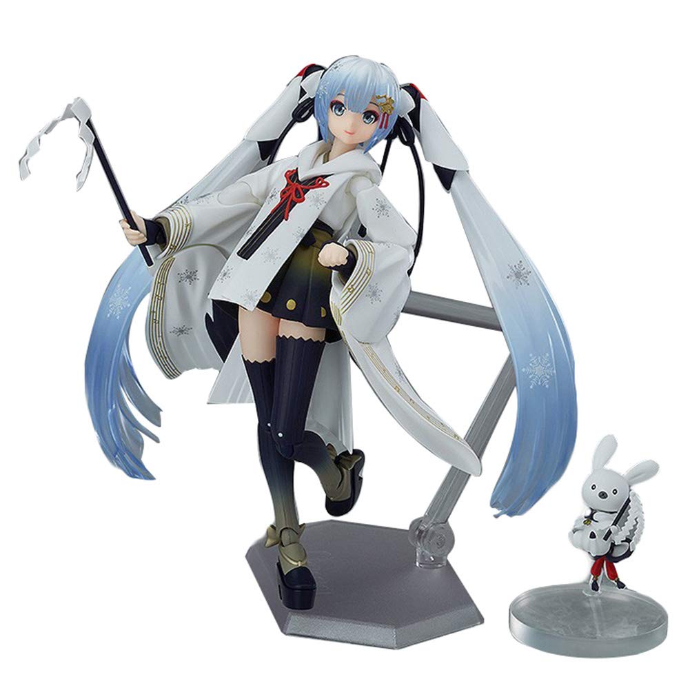 Buy ALTcompluser Hatsune Miku Snow Miku Figma PVC Action Figure Statue ...