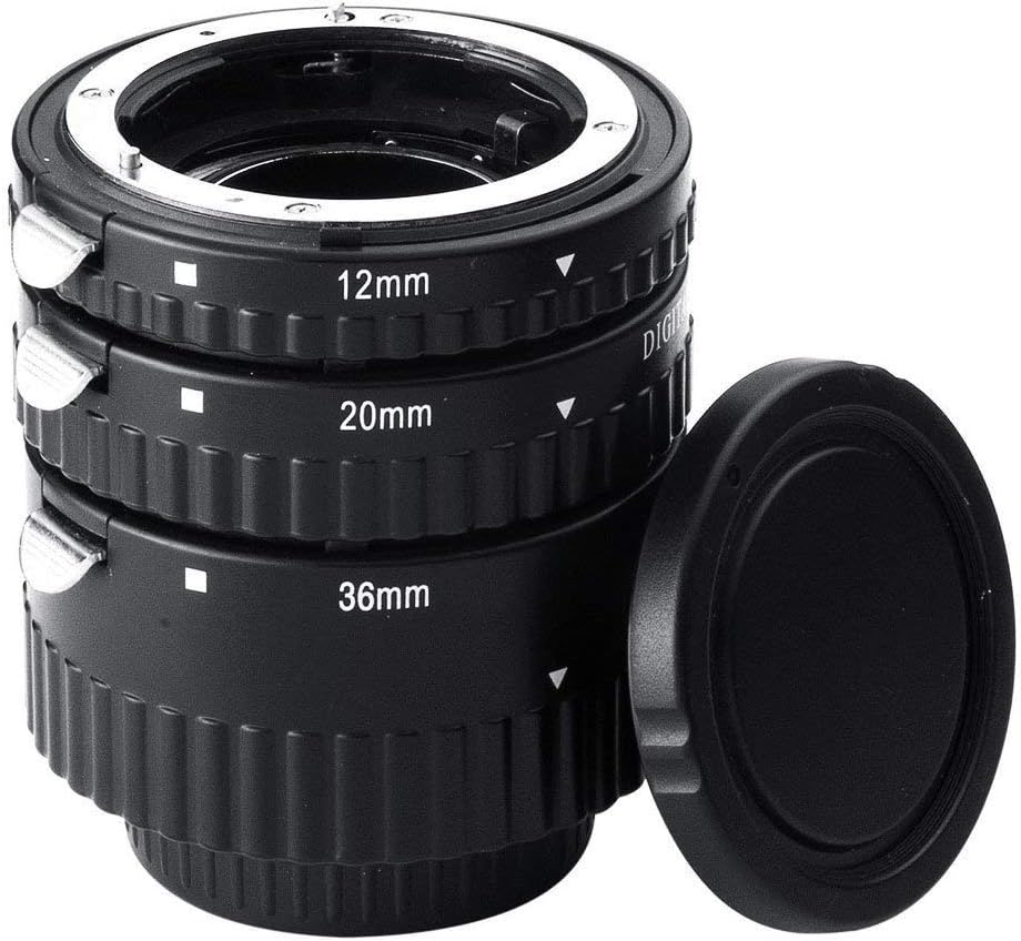 Amazon.com : Kenko Auto Extension Tube Set DG 12mm, 20mm, and 36mm ...