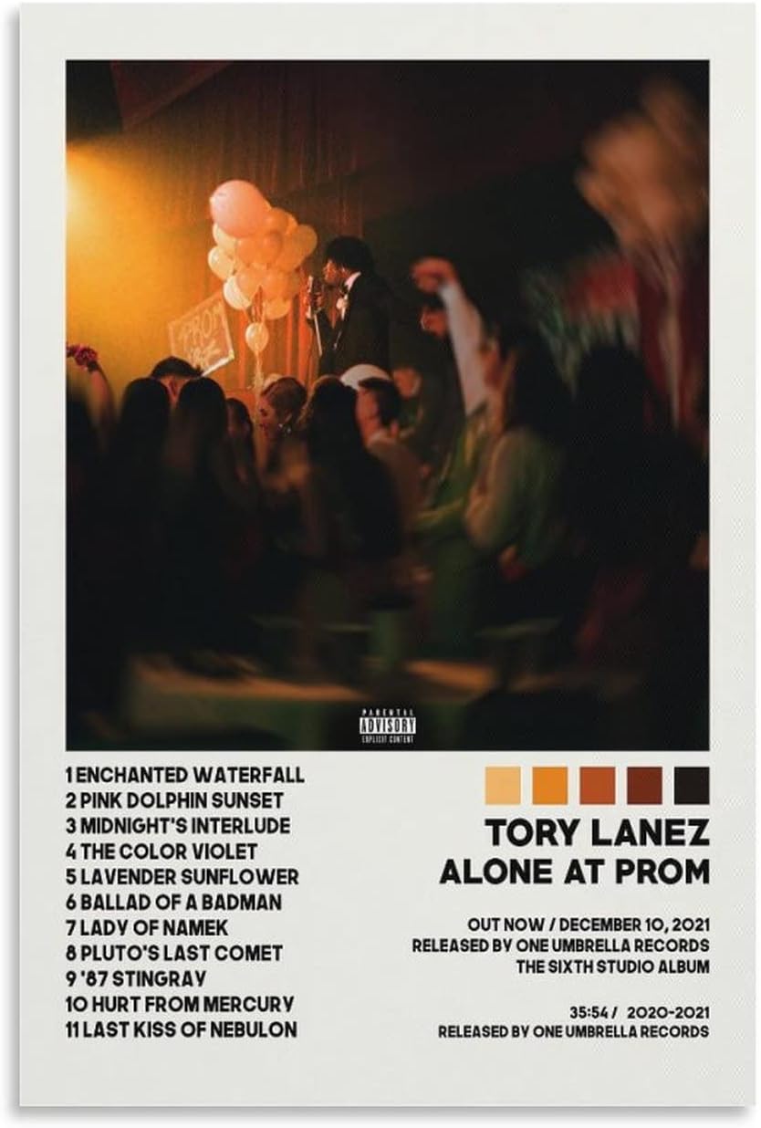 Amazon.com: EZKART Tory Lanez Alone At Prom Canvas Poster Wall ...