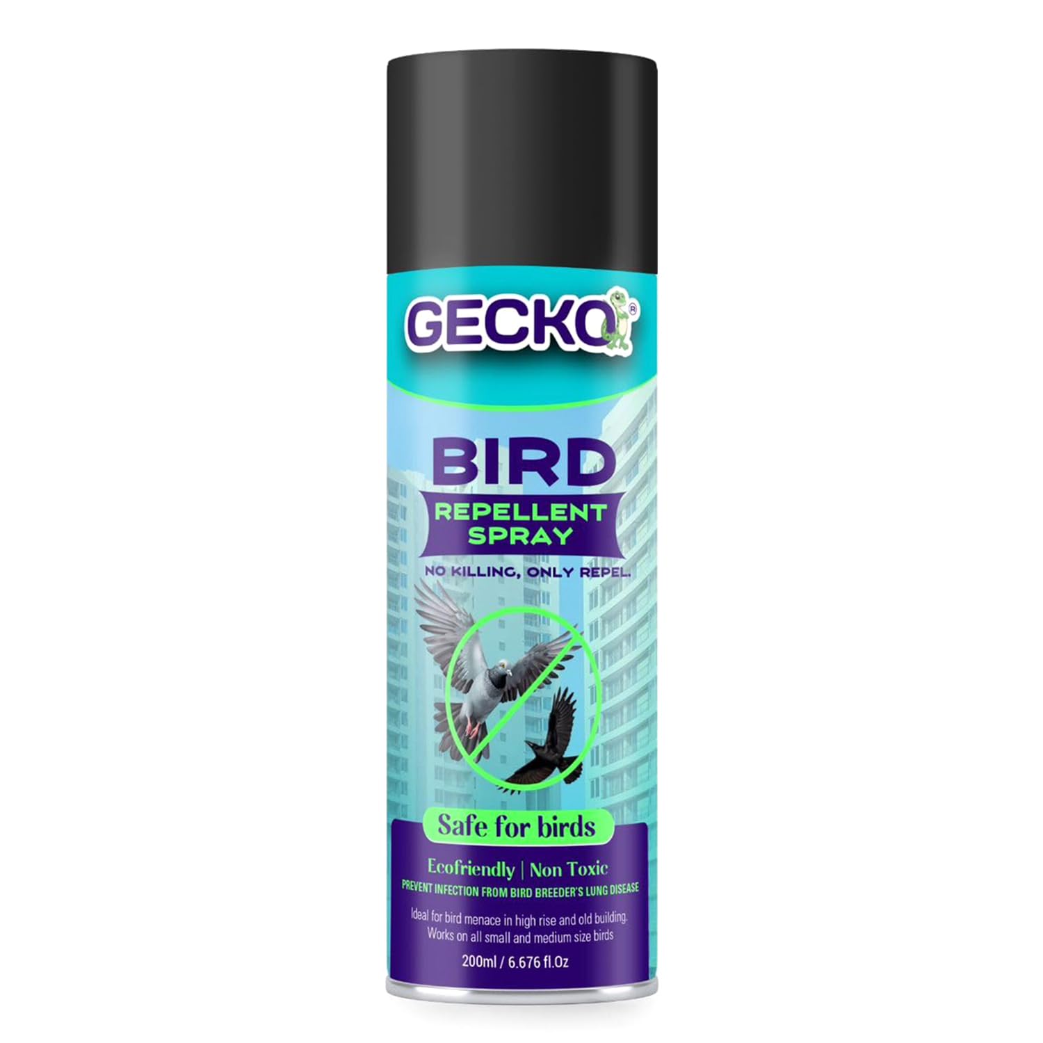 Gecko Bird Repellent Spray For Home And Office | Pigeon Repellent Spray ...