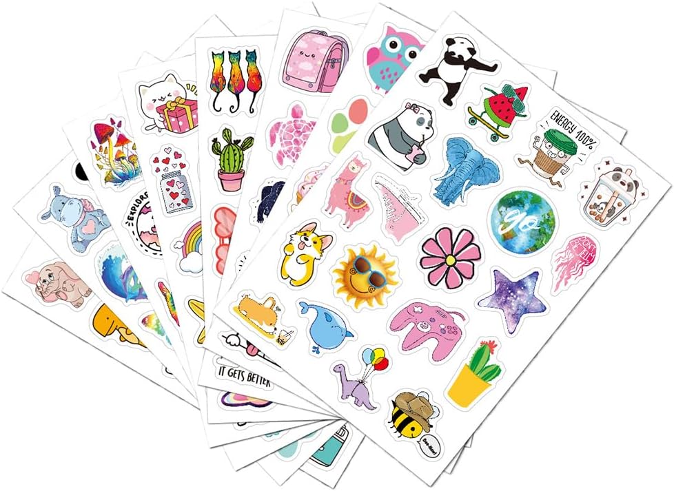 Amazon.com: 100PCS Cute Dancing Stickers for Water Bottles Laptop ...