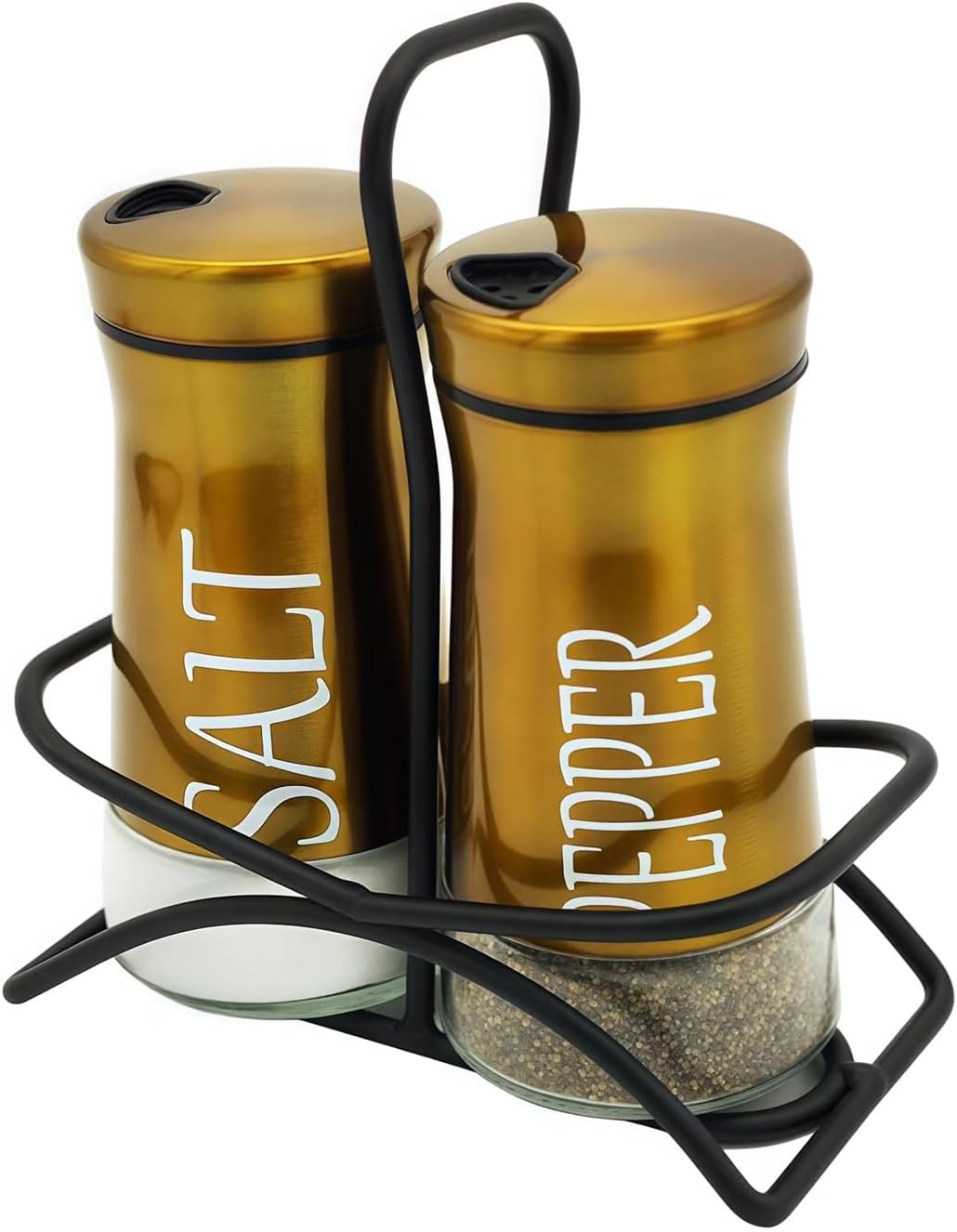 Pack of 2 Salt and Pepper Shaker Salt and Pepper Pots Salt and Pepper ...