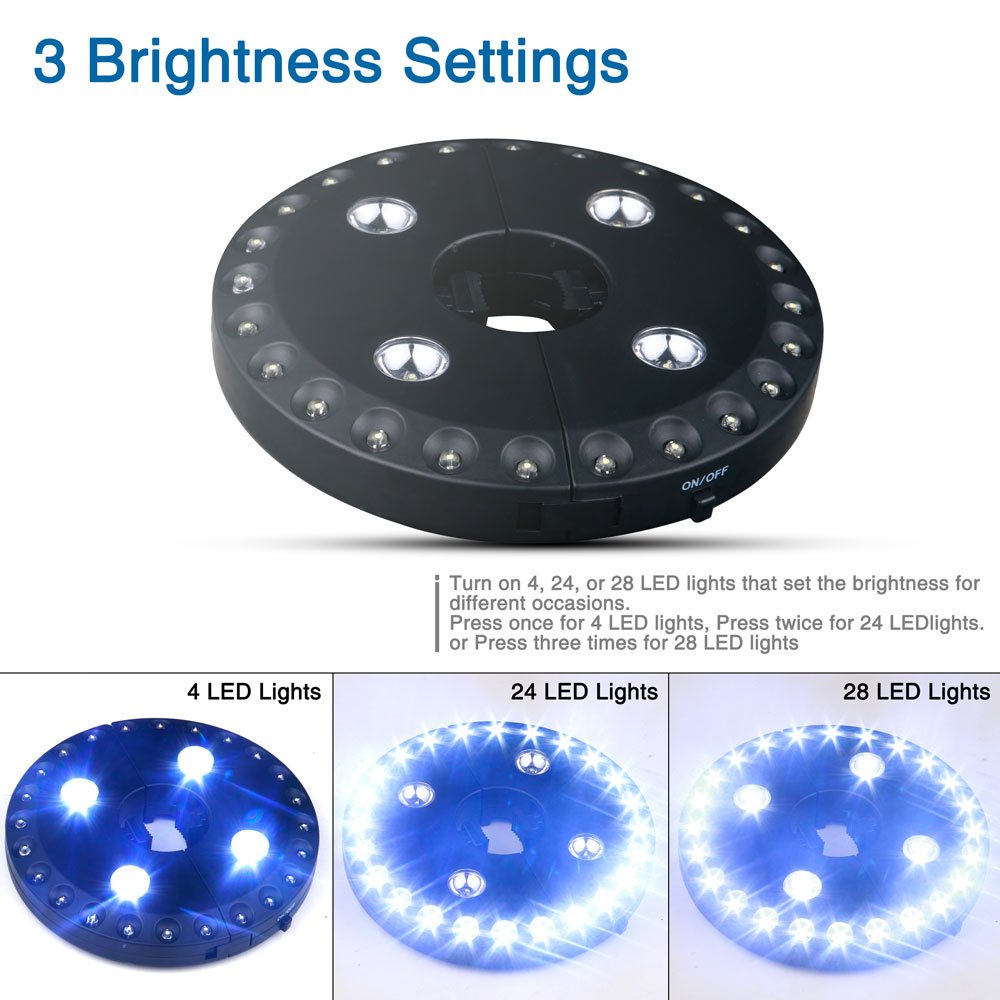 Umbrella Pole Light With Switch On And Off The 4 Best In Wall Smart
