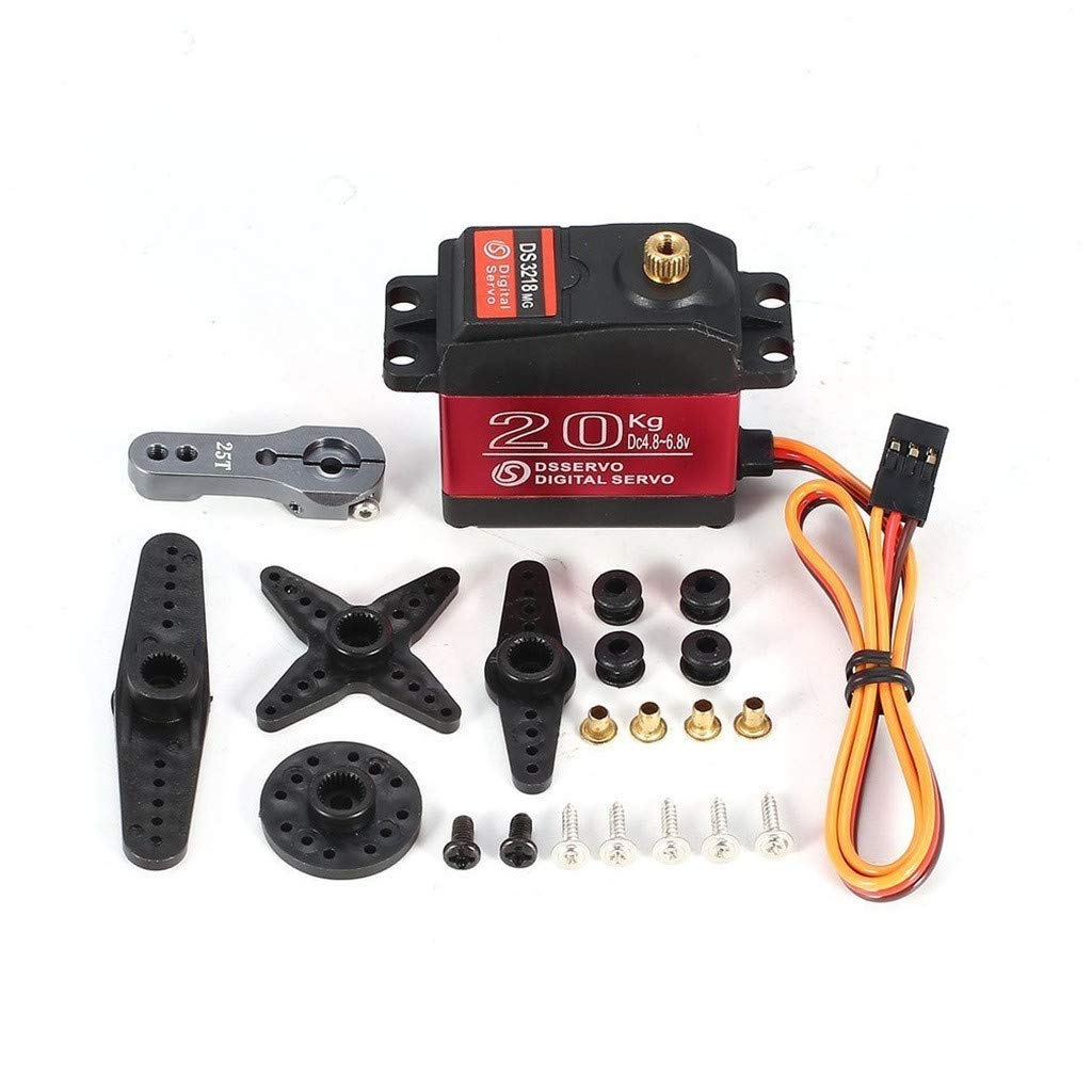 Buy Festiday 1 Set DS3218 180 Degree Digital RC Servo 20KG Torque ...