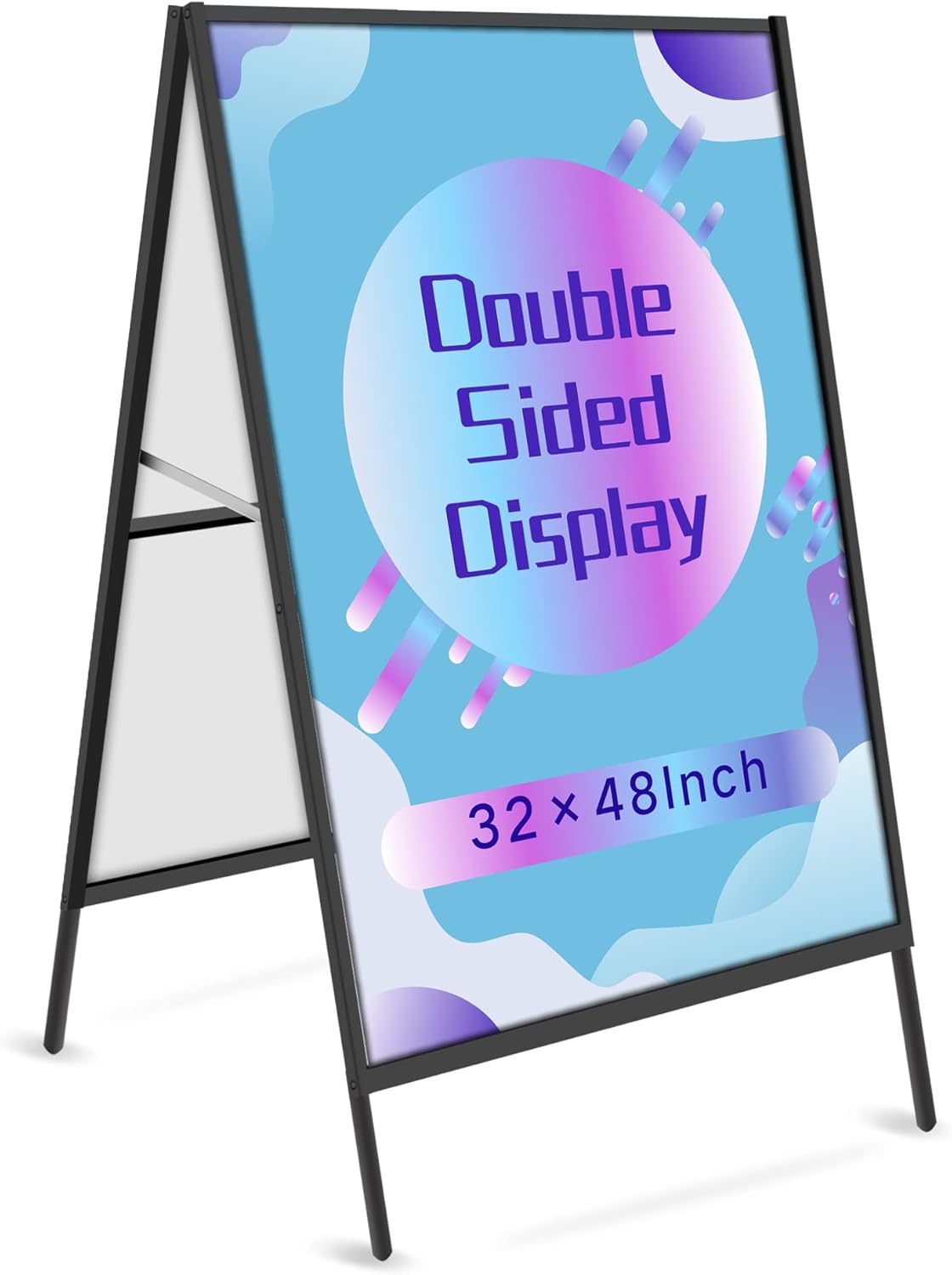 Amazon.com : Heavy Duty Poster Stand,Double Sided Poster Sidewalk ...