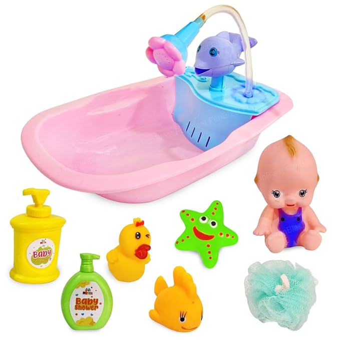 Buy FunBlast Bathtub Toys for Babies – Squeeze Toys for Kids, Baby Bath ...