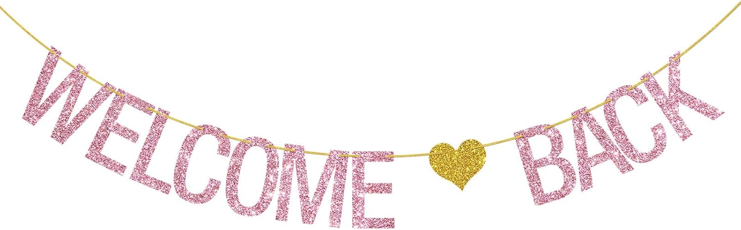 Amazon.com: Helewilk Welcome Back Banner, Welcome Home, Back to School ...