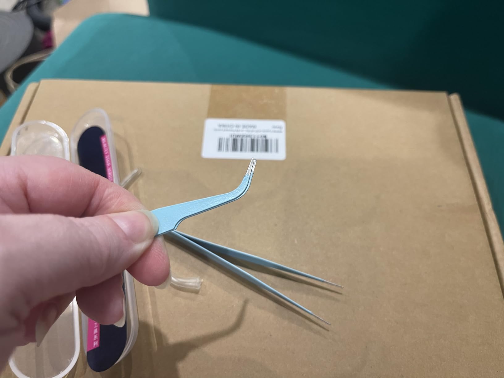 2 Pieces Sticker Tweezers, Cute Craft Tweezers for Stickers ...