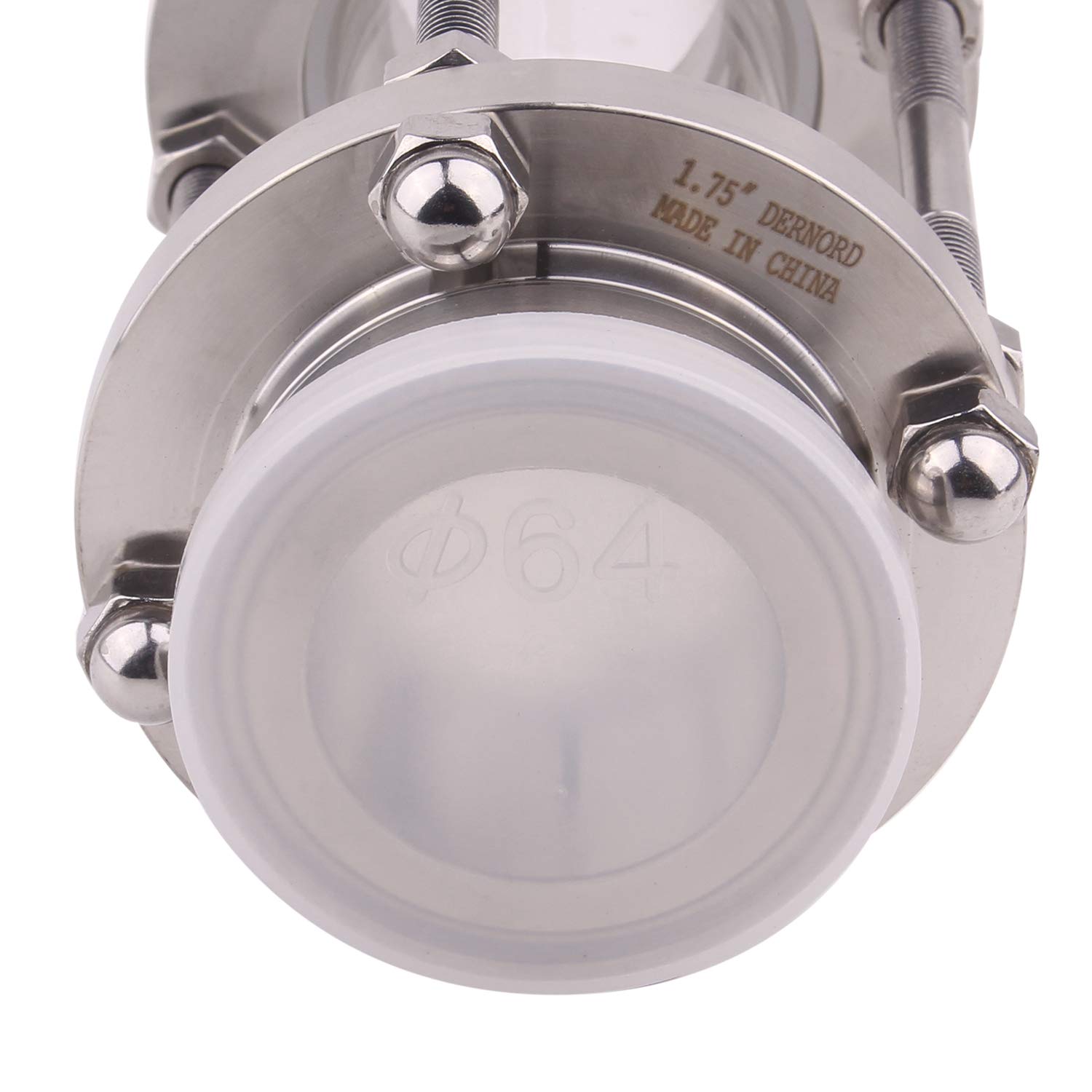 Buy DERNORD in-Line Sight Glass with Clamp End,Flow Sanitary Straight ...