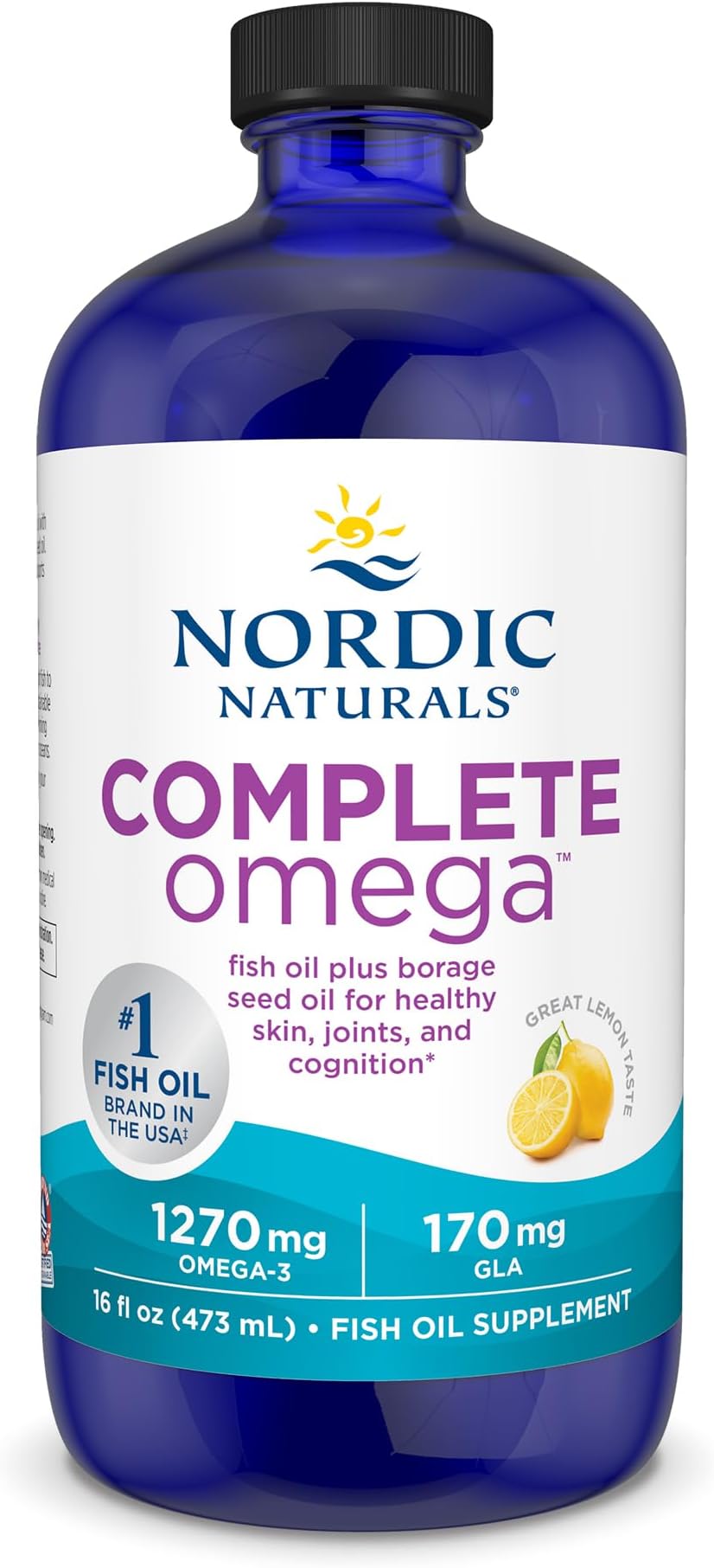 Amazon.com: Nordic Naturals Complete Omega, Lemon Flavor - 16 oz - 1270 ...