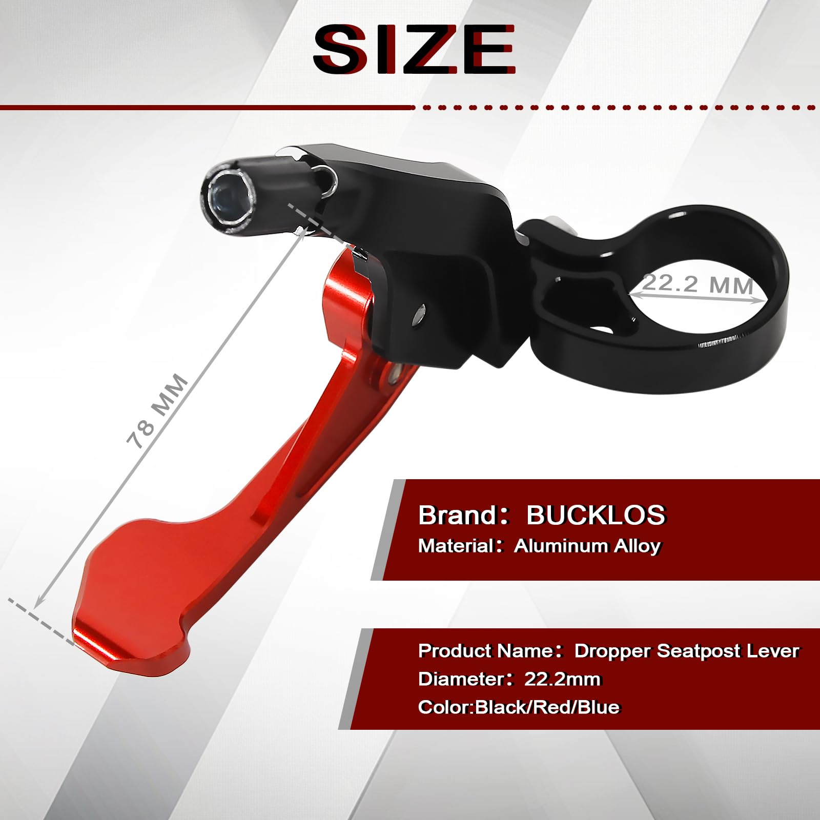 Snapklik.com : Bike Dropper Seatpost Lever Remote Telescopic MTB ...