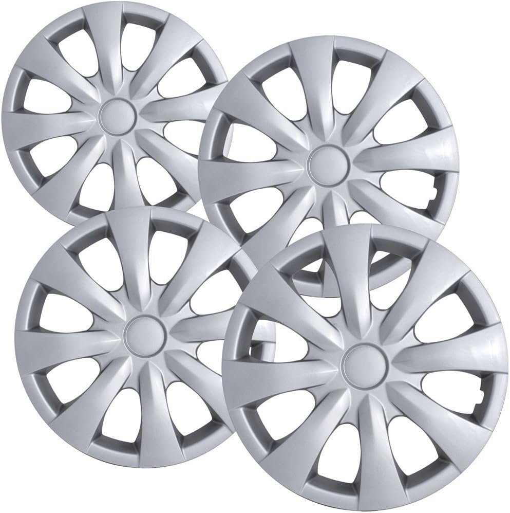 Amazon.com: Premium Replica Hubcap Set, Replacement for Toyota Corolla ...
