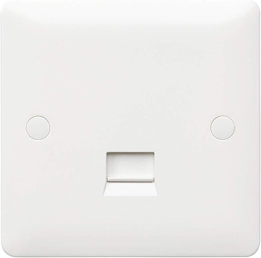 MK (ELECTRIC) MK Base MB422WHI 1G BT Telephone Socket (Master), White ...