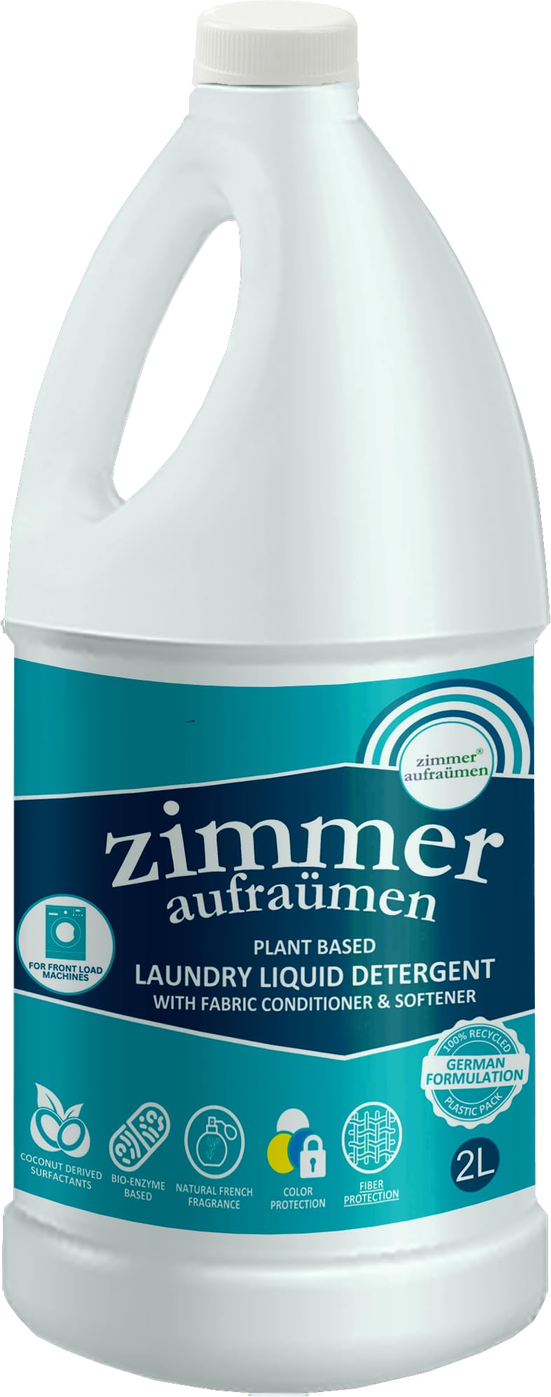Zimmer Aufraumen LAUNDRY LIQUID DETERGENT - Front Load Machine. Bio-Degradable, Safe for Babies ...