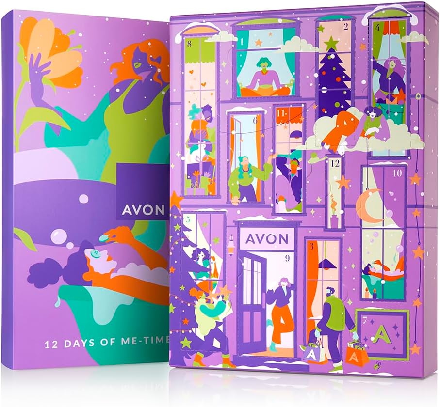 Avon 12 Piece Self-Love Wellbeing Advent Calendar featuring Anew ...