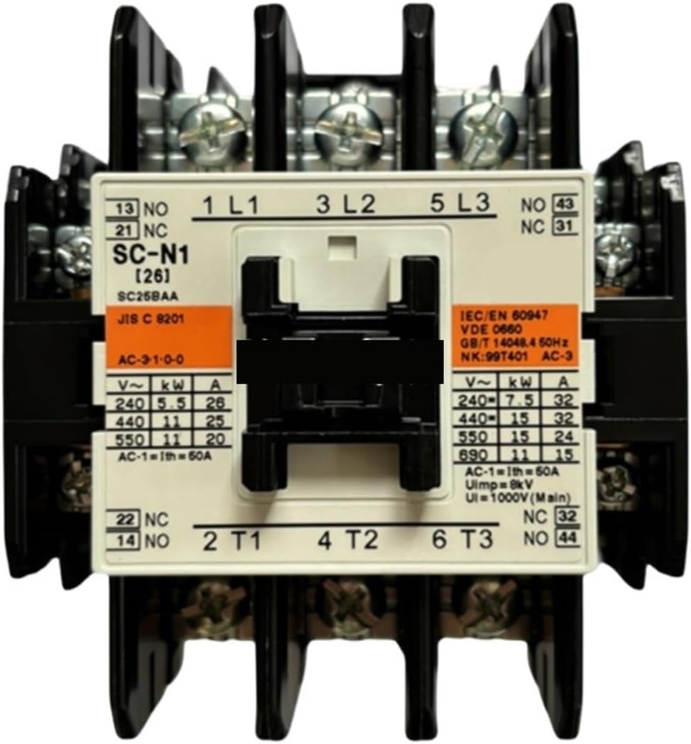 Amazon.co.jp: 電磁接触器 ACコンタクタ SC-N1 AC110V/220V/380V(SC-N1 AC380-440V) : 産業・研究開発用品