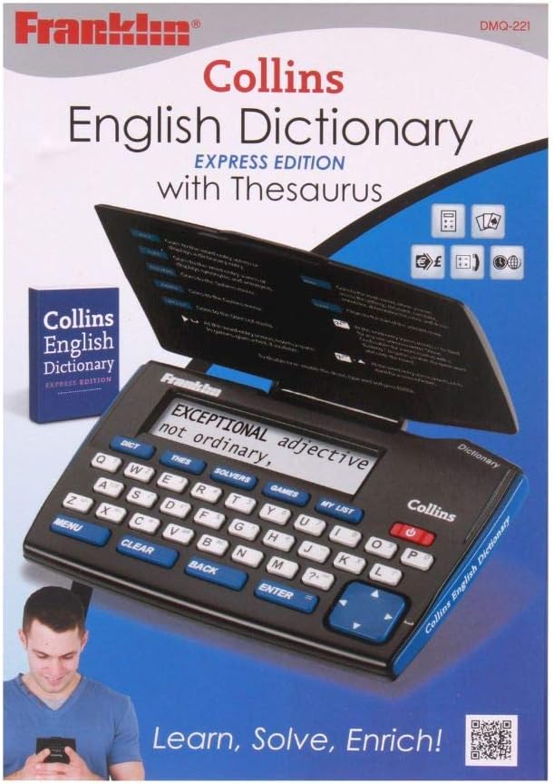 Franklin Collins English Dictionary with Thesaurus Australia | Ubuy