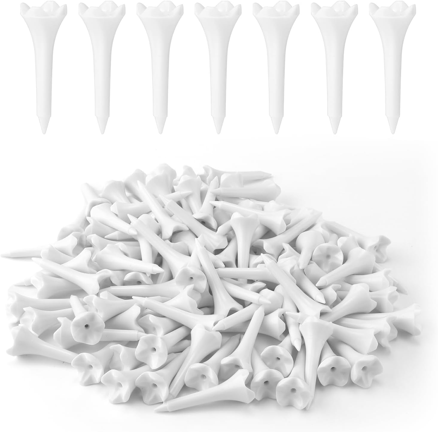 Amazon.com : 150pcs Plastic Golf Tees, 1 1/2'' Inch 4 Prong High ...