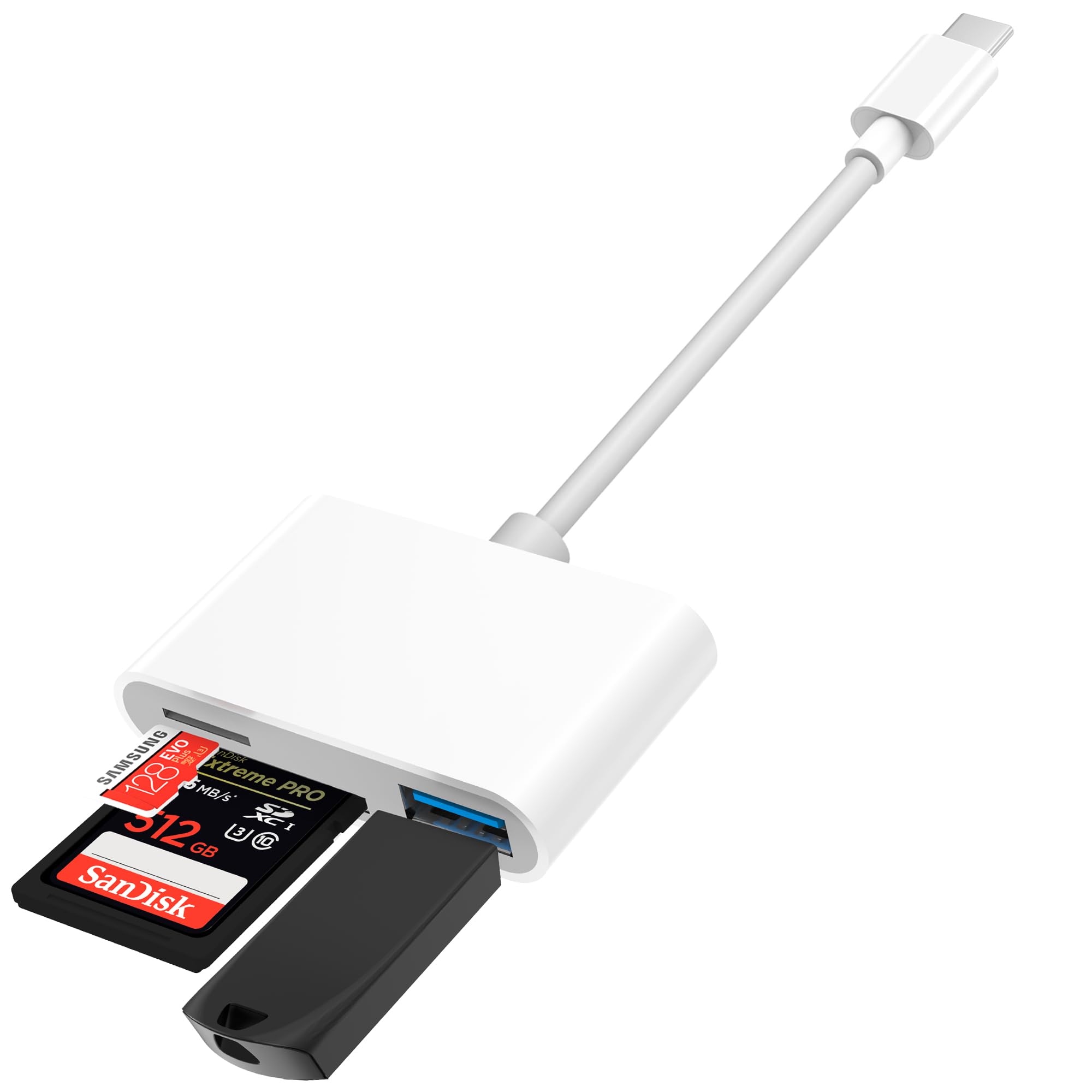 Amazon.com: USB C to SD Card, Micro SD Memory Card Reader, Type C to SD ...