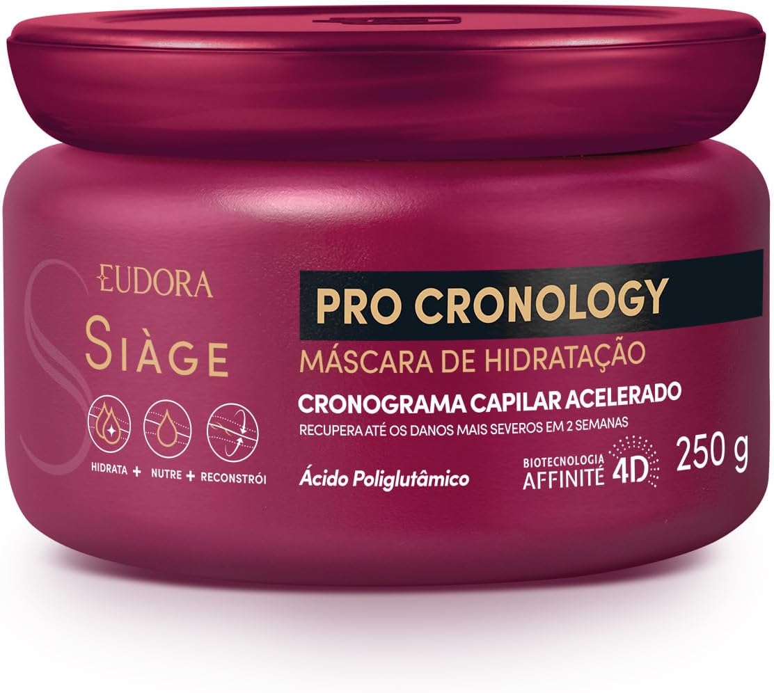 Eudora Siàge Pro Cronology Máscara de Hidratação 250g | Amazon.com.br