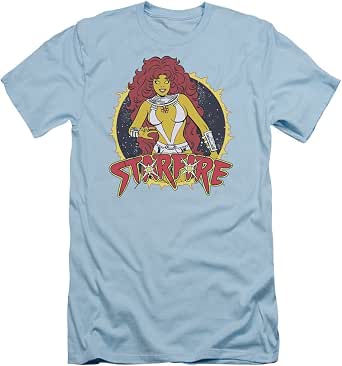 Amazon.com: DC Comics Starfire Adult T-Shirt, Large Blue : Clothing ...