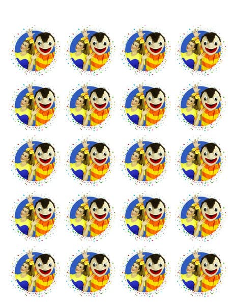 Amazon.com: Pre-Cut Round 1.875" Character Edible Image Cupcake Toppers ...