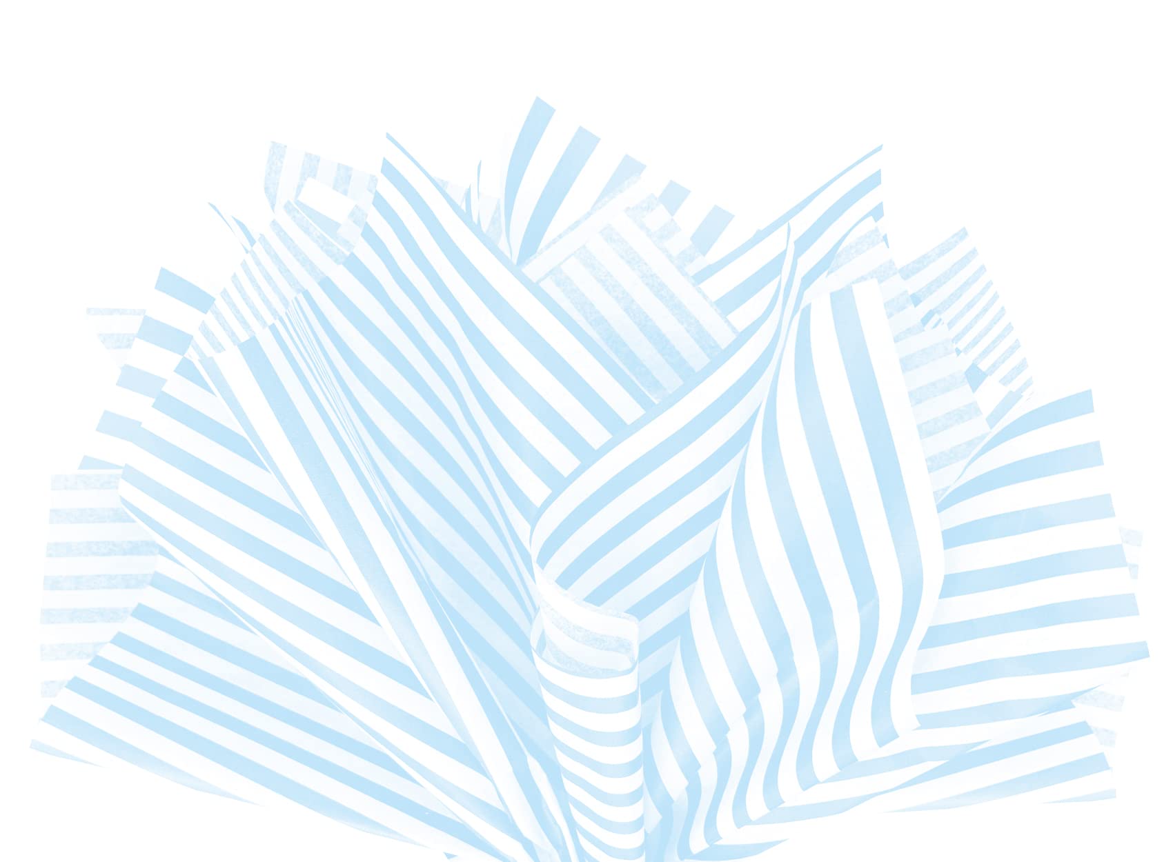 Amazon.com: Flexicore Packaging Light Blue Pin Stripe Print Gift Wrap ...