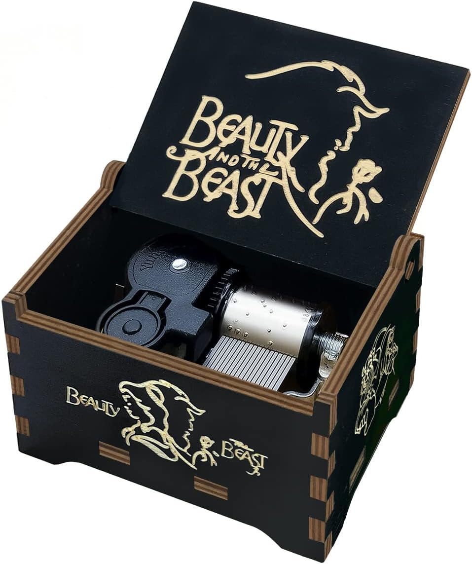 Amazon.com: Kcikn The Beast Hand-Crank Music Box for Him Her, Small ...