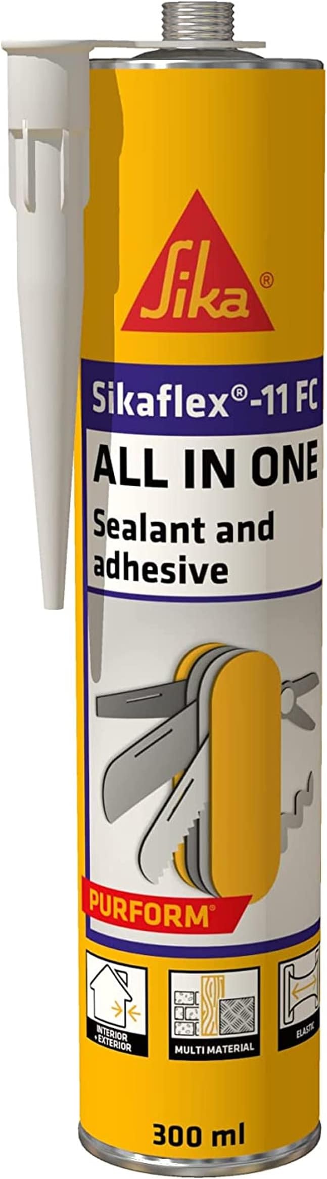 Soudal 102643 "Soudaflex 40 FC" Polyurethane Sealant/Adhesive, Black ...