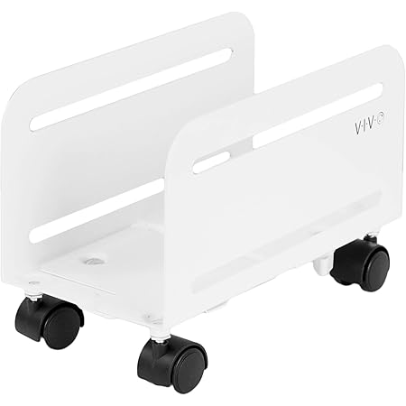 Amazon.com: Syba Computer Tower PC Floor Stand Rolling Caster Wheels ...
