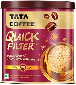TATA COFFEE GRAND Quick Filter 100g, Tin: Buy Online at Best Price in ...
