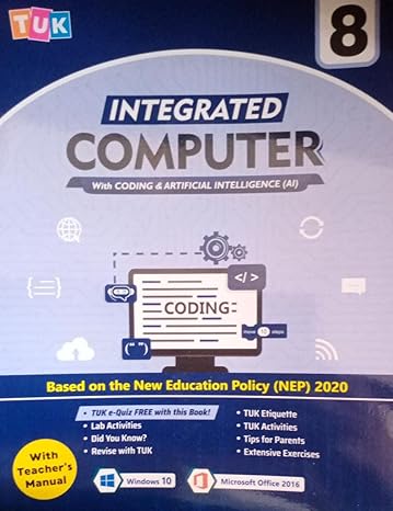 Tuk Integrated Computer Class 8 (S) : Coding: Amazon.in: Books