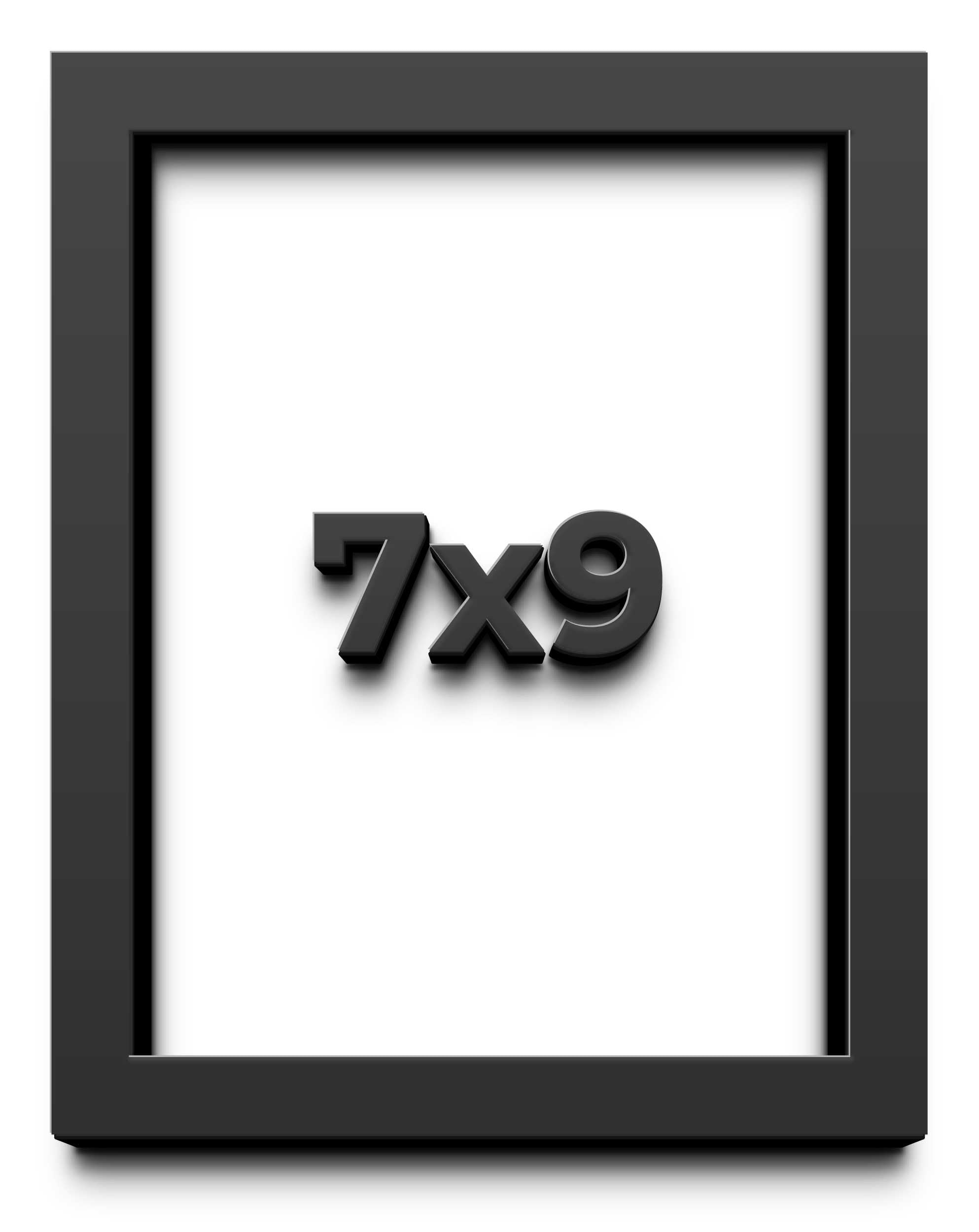 Amazon.com - 7x9 Shadow Box Frame Black | 1 Inch Deep Solid Wood ...