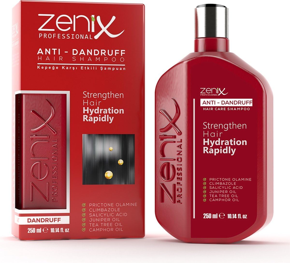 Amazon.com : Zenix Shampoo 250ml, Dermatologically Tested Formula with ...