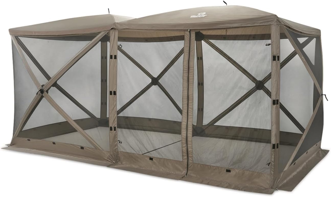 Amazon.com : Guide Gear Double Room Pop Up Outdoor Screen House ...