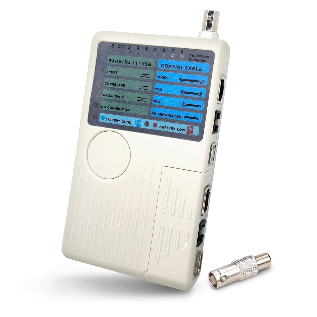 MJiashou 4 in 1 Multi Universal Network Remote Cable Tester Tool,USB ...