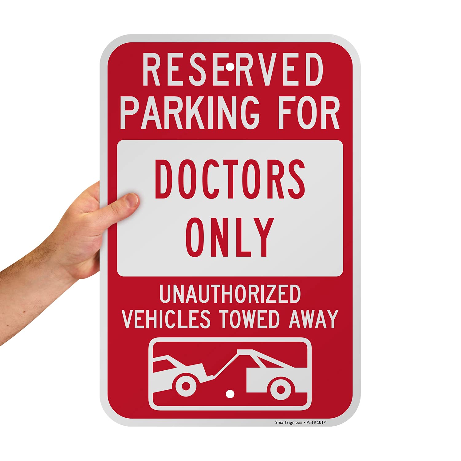 Permit Parking Only Sign - 18 In. Tall Oval SignatureSign