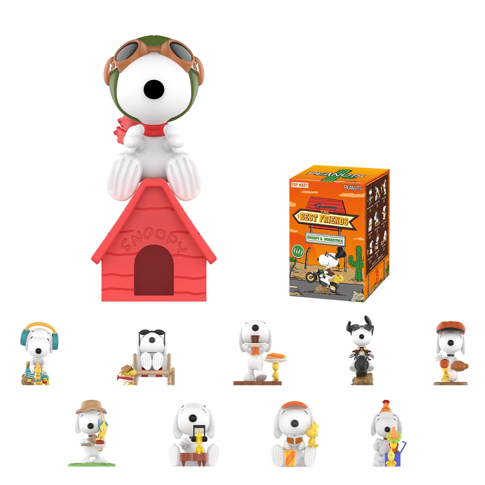 Buy POP MART Snoopy The Best Friends Series Blind Box Figures, Random ...