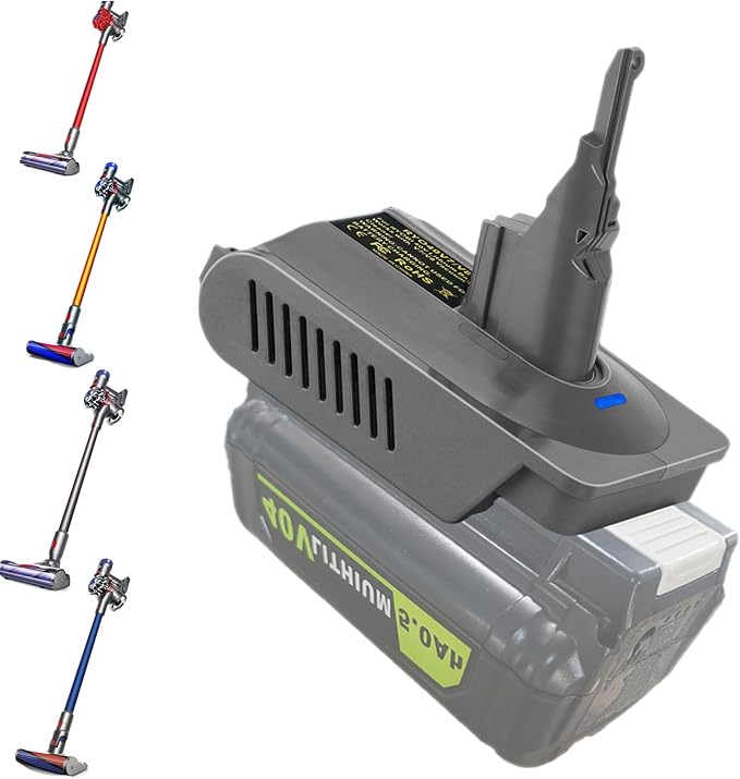 Amazon.com: UNIKI V7V8 Battery Adapter for Ryobi 40V Lithium Battery ...