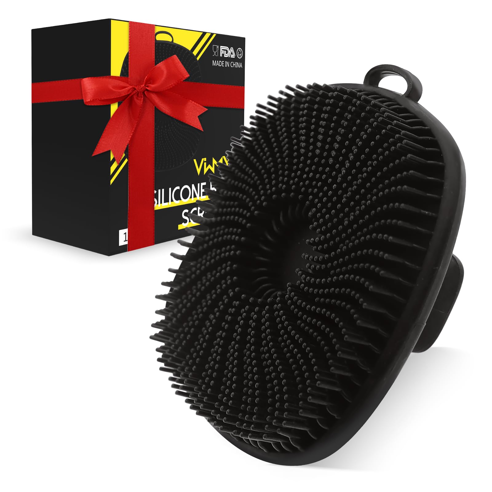 Amazon.com : VWMYQ Silicone Body Scrubber for Men, New Upgrade Richer ...